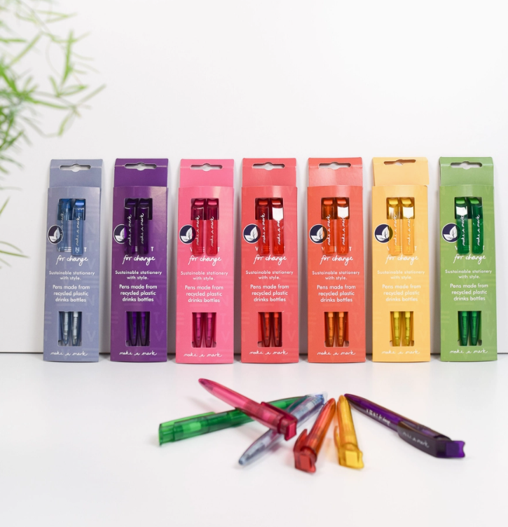 Recycled Bottle Pens – Lemon and Jinja